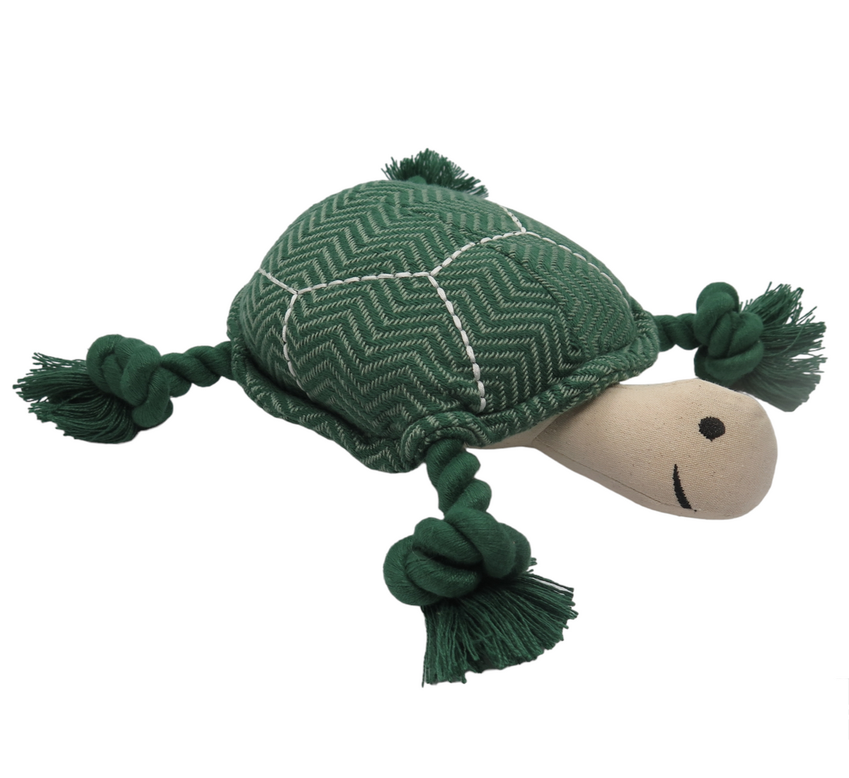Cuddlekins Plush & Rope Squeaky Sea Turtle Toy – DappaPaws